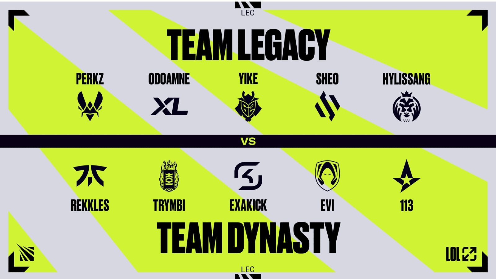 Season Kickoff : les compos du tournoi LEC avec Perkz face à Rekkles ! - E.SPORT.FR