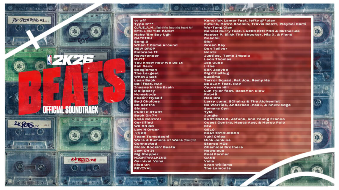 NBA 2K26 : découvrez la bande originale qui accompagne la nouvelle ...